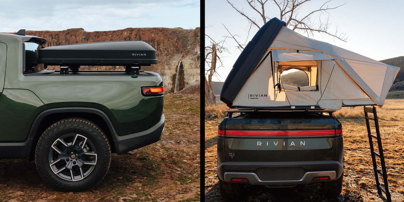 iKamper unveils rooftop tent designed for Rivian R1T and R1S EVs