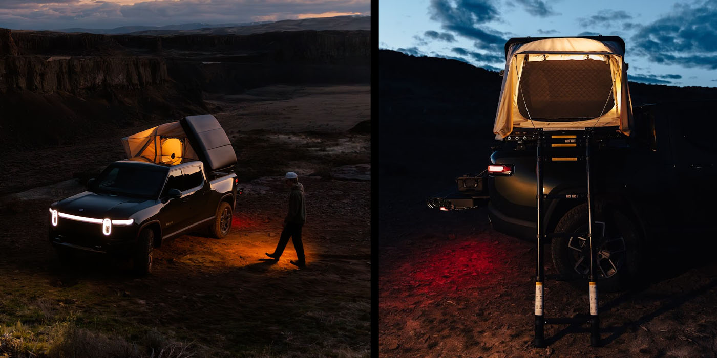 iKamper unveils rooftop tent designed for Rivian R1T and R1S EVs