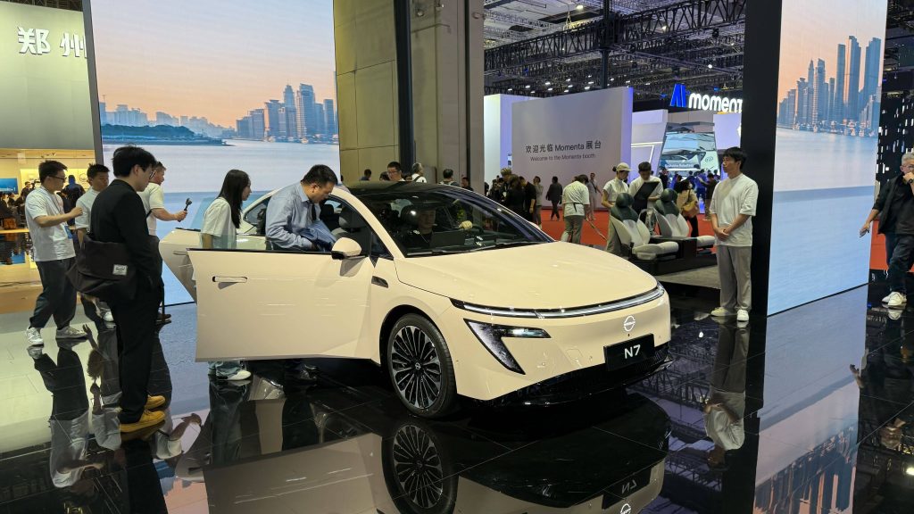 Nissan N7 EV sets a record in China as orders surge over 10,000