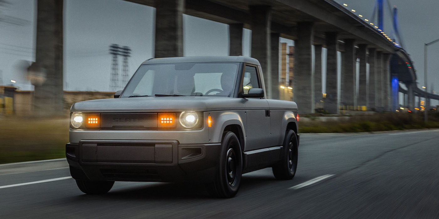 Slate emerges with modular 2-seat EV pickup under $20k [Video]