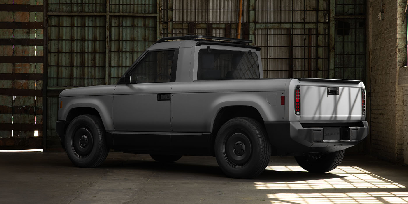 Slate emerges with modular 2-seat EV pickup under $20k [Video]