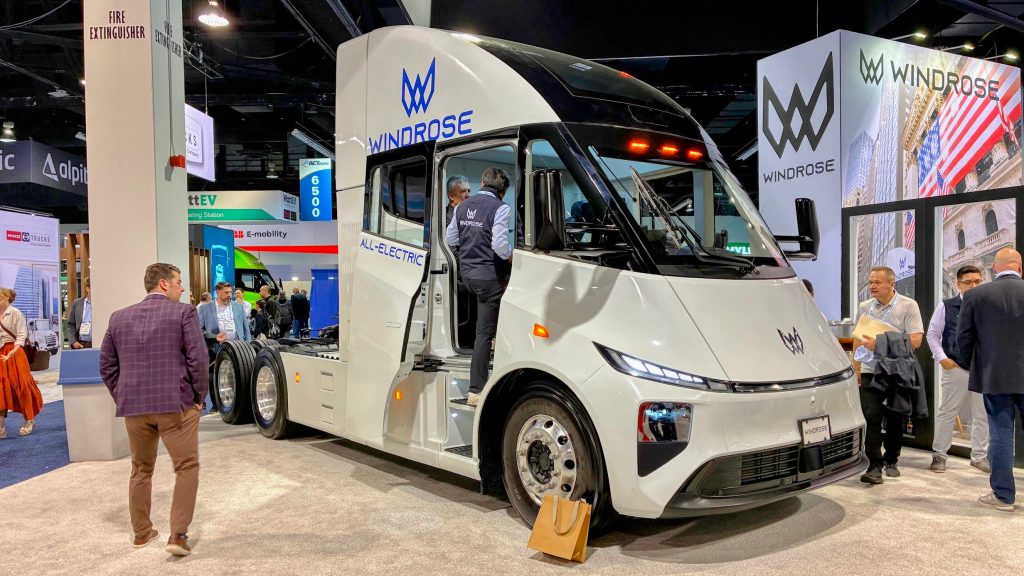 ACT Expo 2025: Windrose's Electric Semis Shine