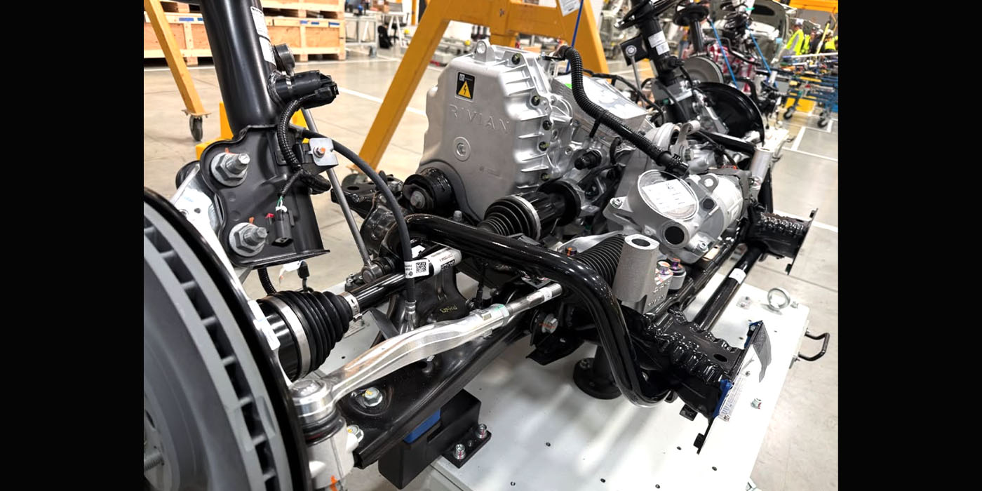 Rivian CEO posts image of Maximus drive unit to power R2 EVs