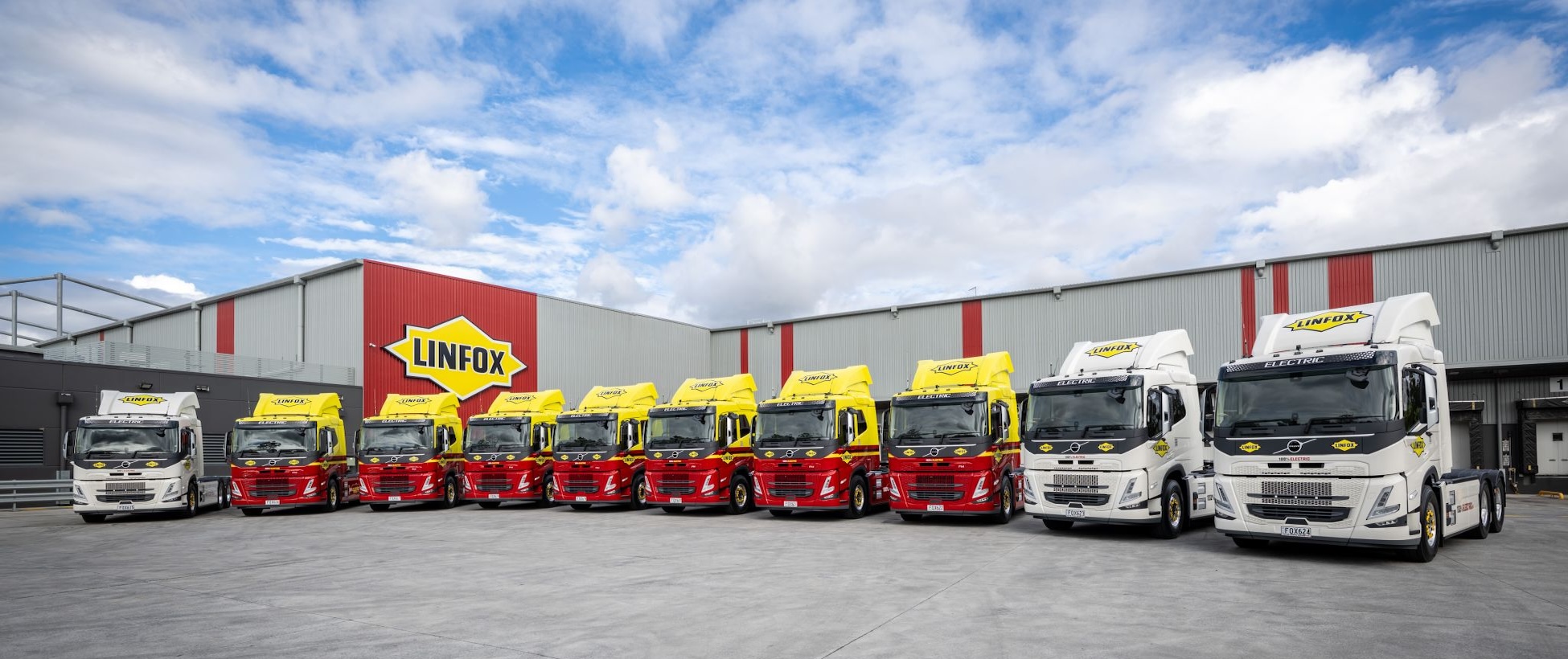 Linfox adds 30 fully electric semi trucks to Australian logistics fleet