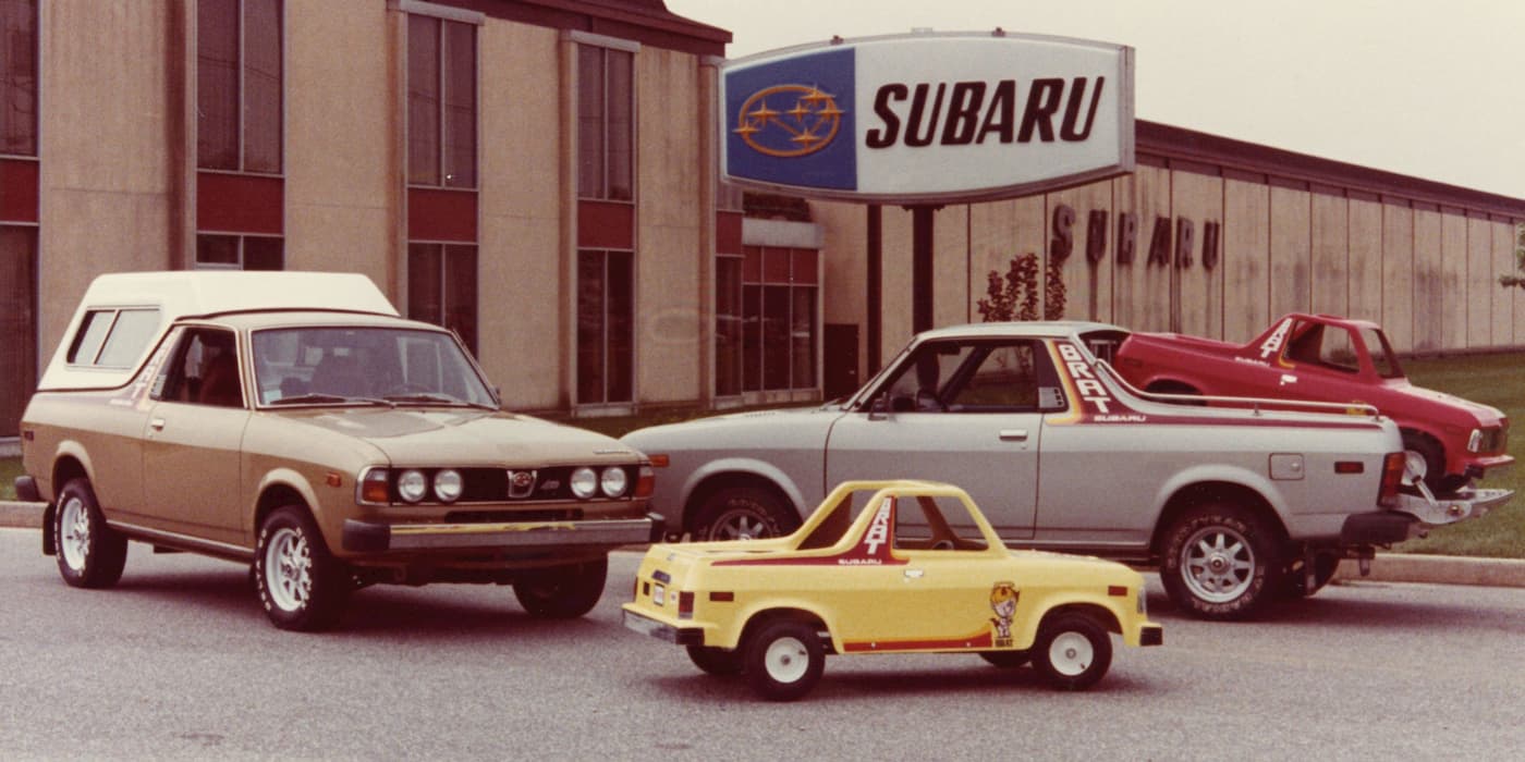 This funky Subaru pickup will return as an EV with help from Toyota