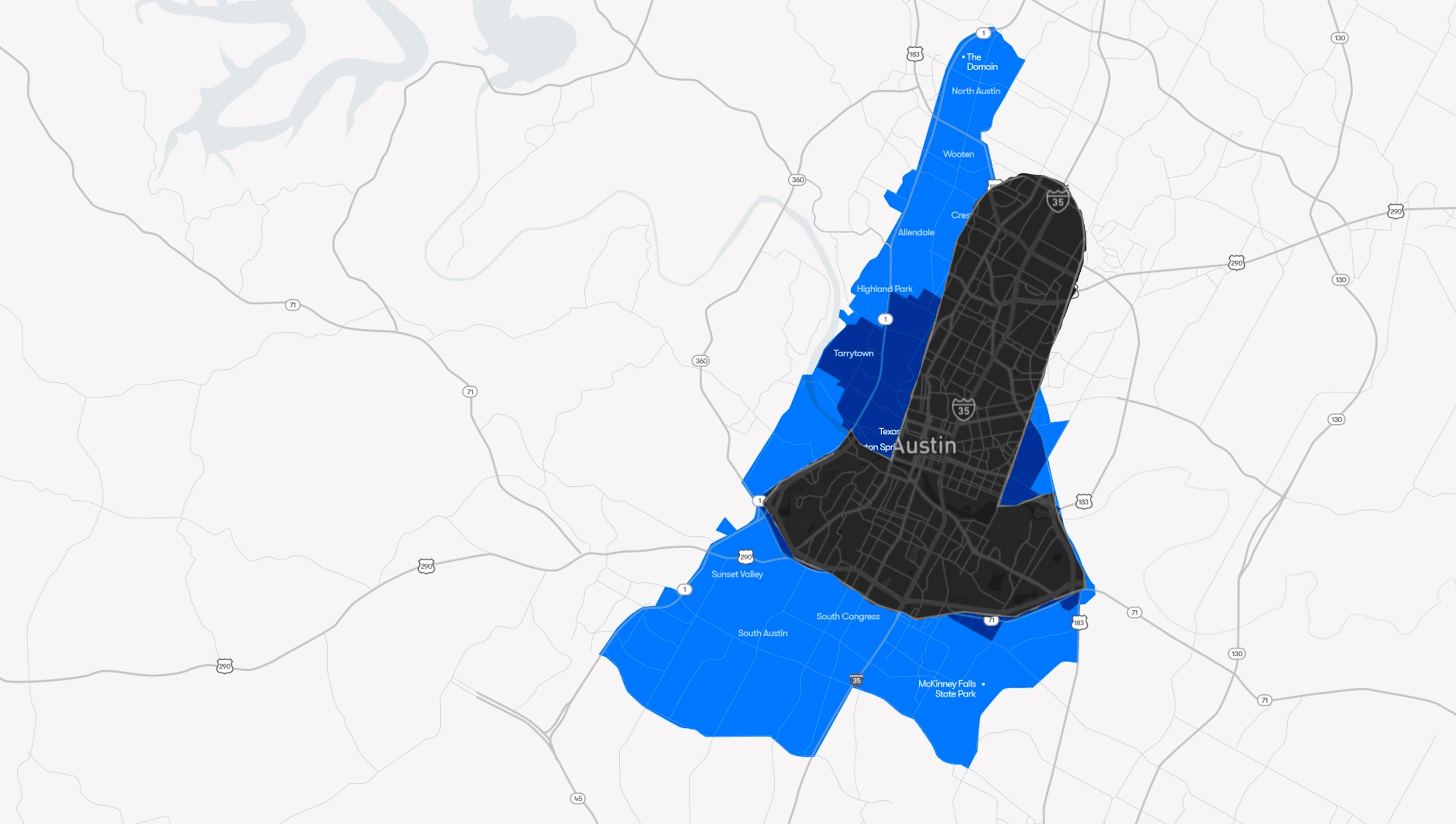 Waymo outlengths Tesla: Elon's phallic Robotaxi map backfires in Austin ...