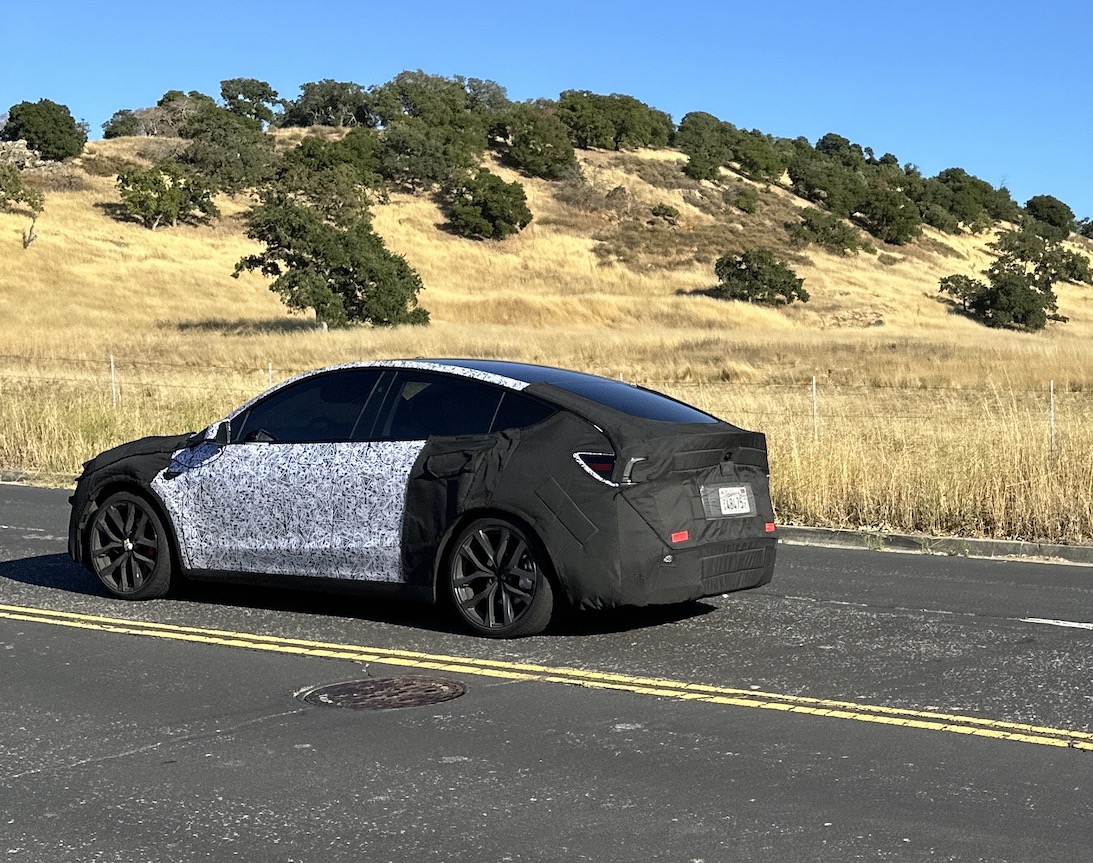 Tesla's new Model Y Performance spotted testing | Electrek