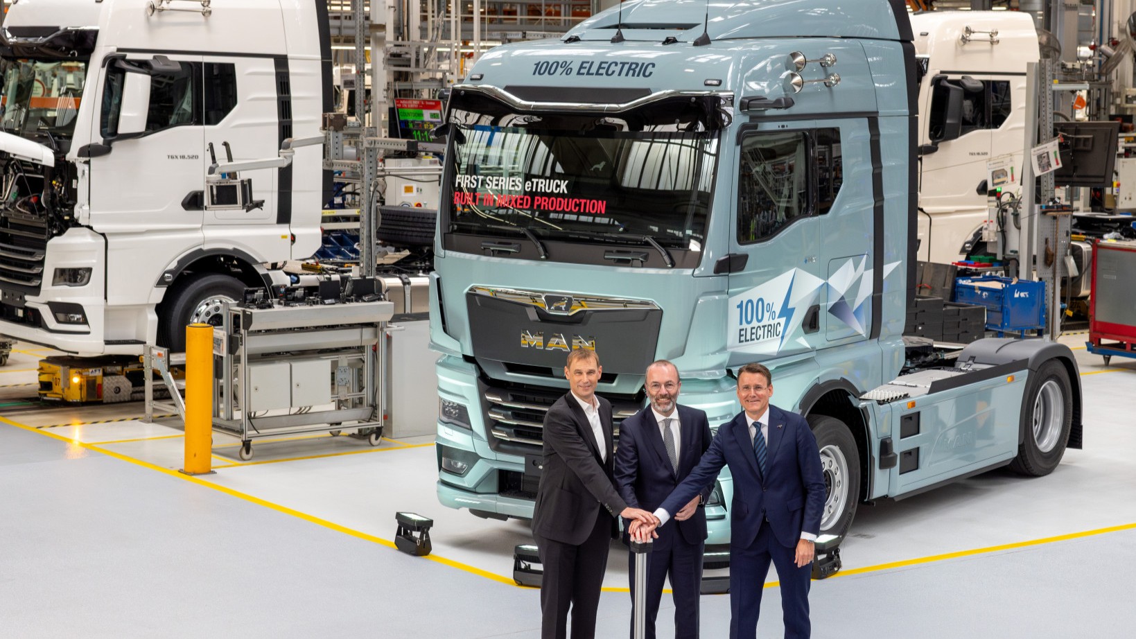 MAN electric semi truck gets real as series production begins