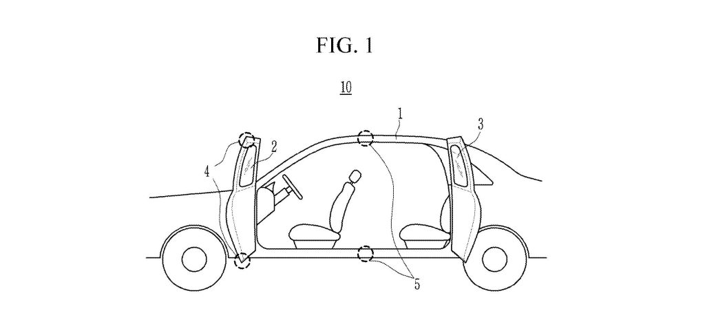 Genesis GV90 coach door system revealed in new patent