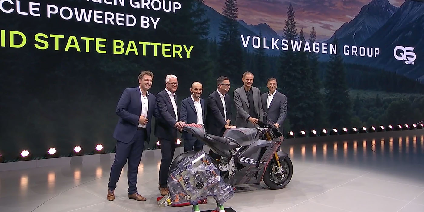 QuantumScape and PowerCo unveil a solid-state Ducati [Video]