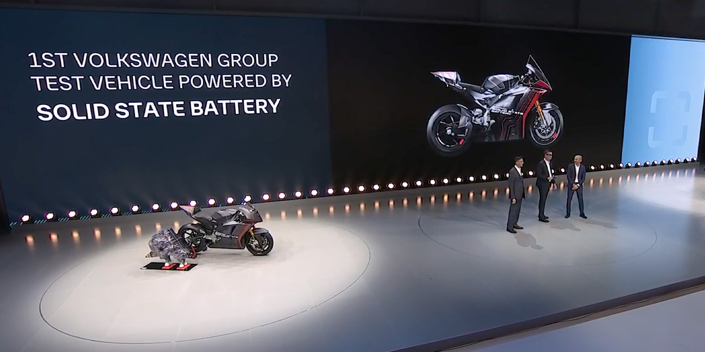 QuantumScape and PowerCo unveil a solid-state Ducati [Video]