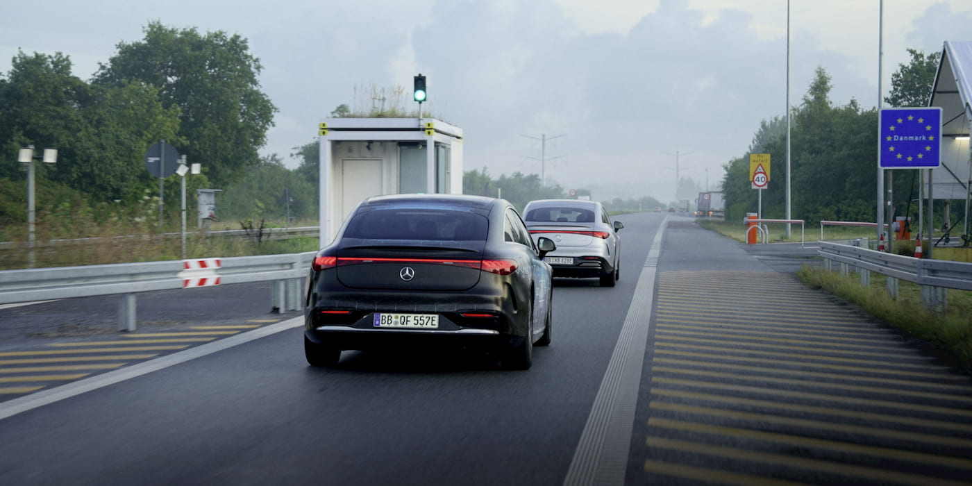 A Mercedes EQS with solid-state EV batteries drove 750 miles