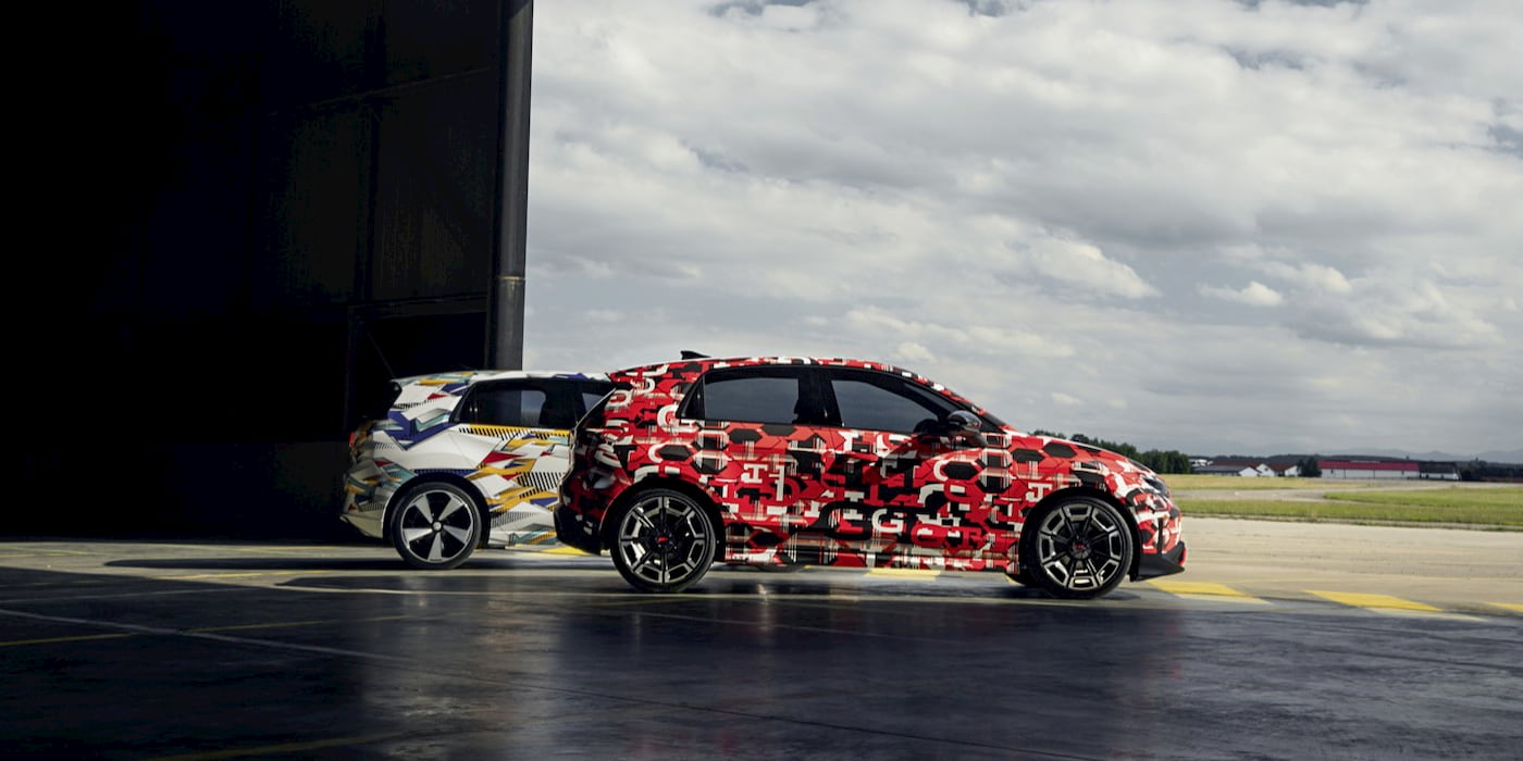 Volkswagen's EV hot hatch drops its camo, revealing a new design