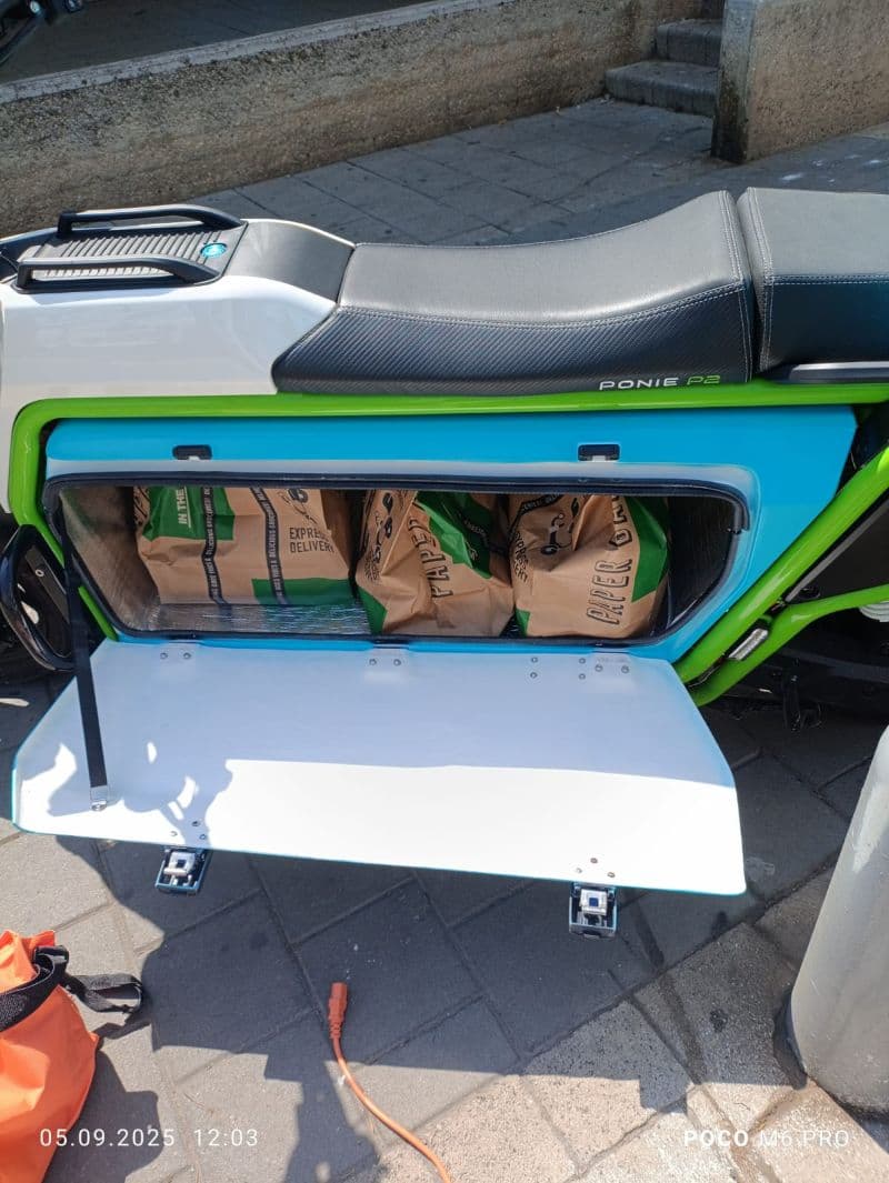 Cargo e-motorcycle Ponie P2 successfully finishes real world trials