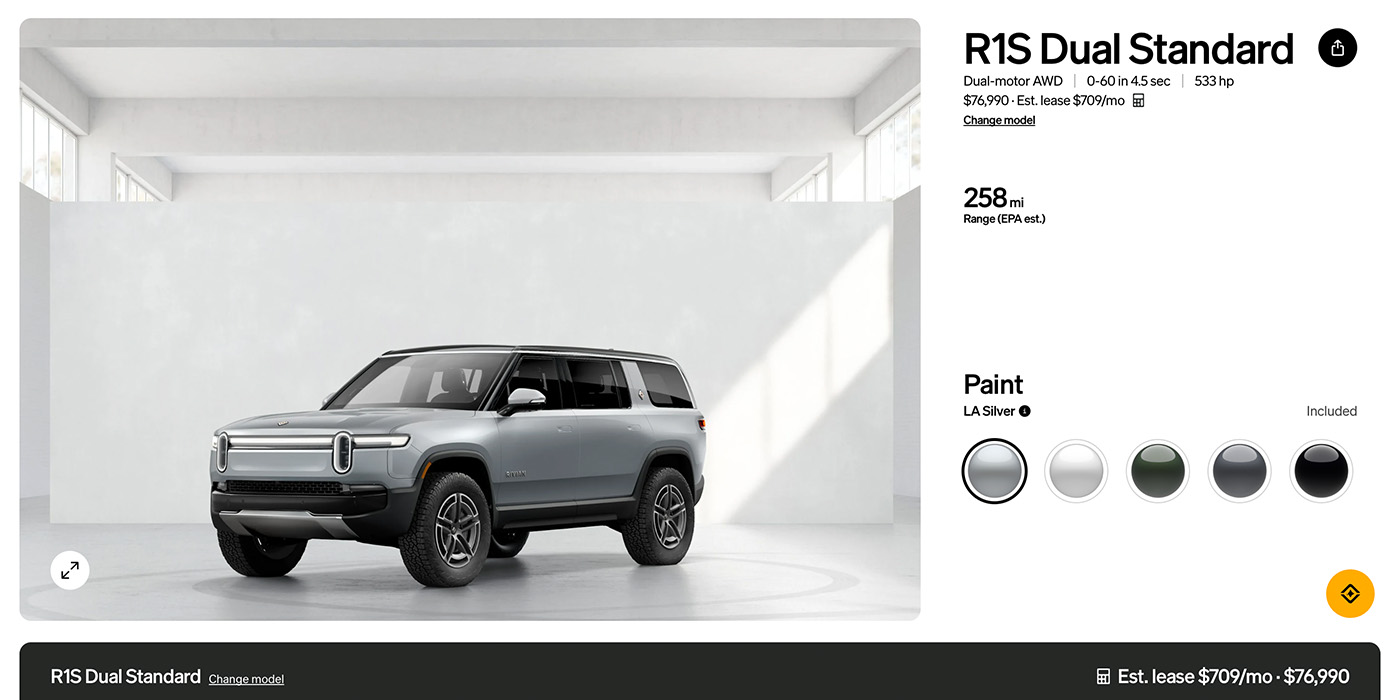 Here are the latest Rivian lease prices post federal EV tax credits