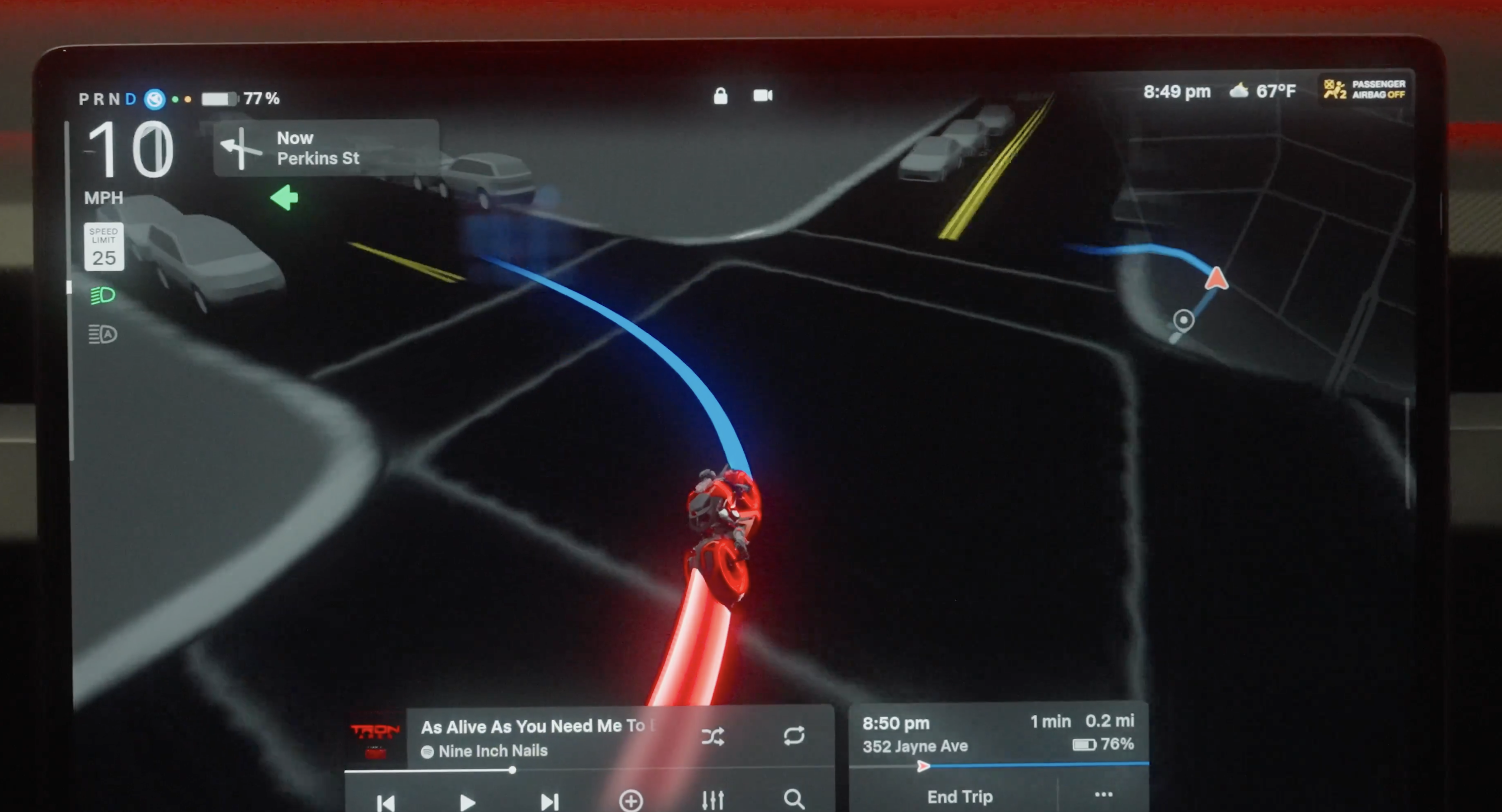 Tesla pushes Tron: Ares ad inside its cars, upsetting owners | Electrek