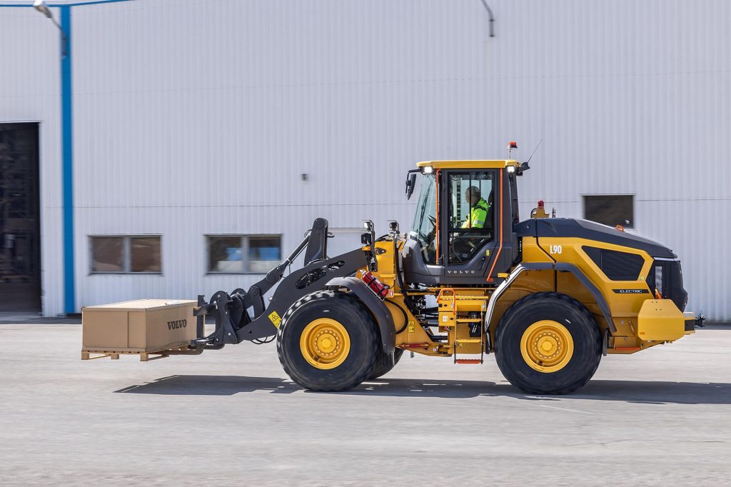 Volvo milestone: first L90 Electric wheel loader reaches customers