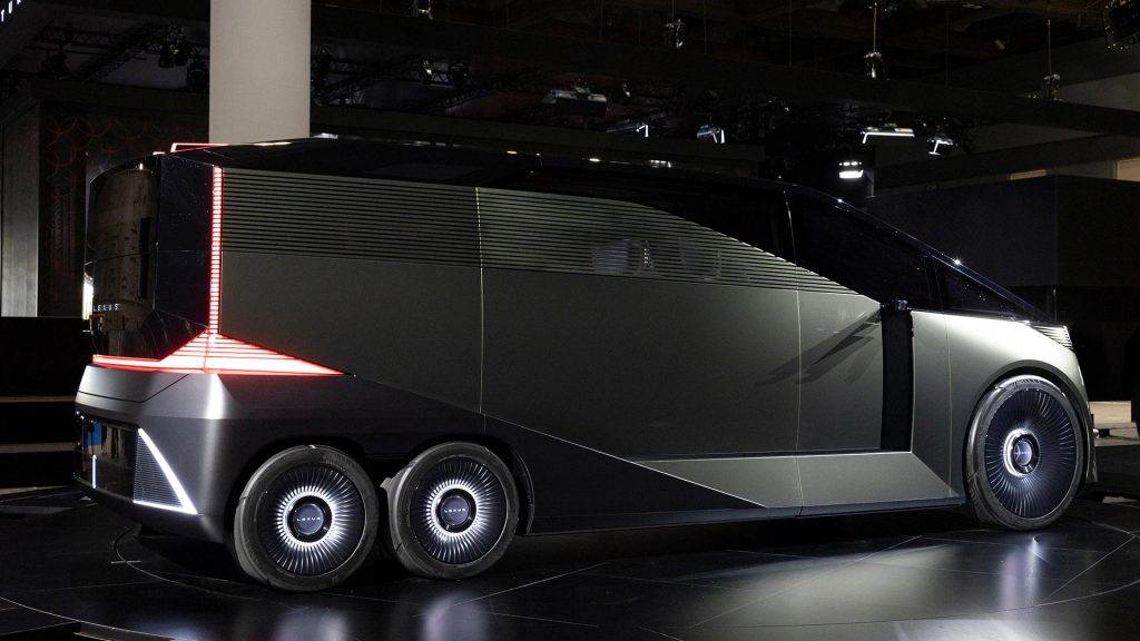 Lexus wants to sell a 6-wheeled, ultra-luxe EV people mover