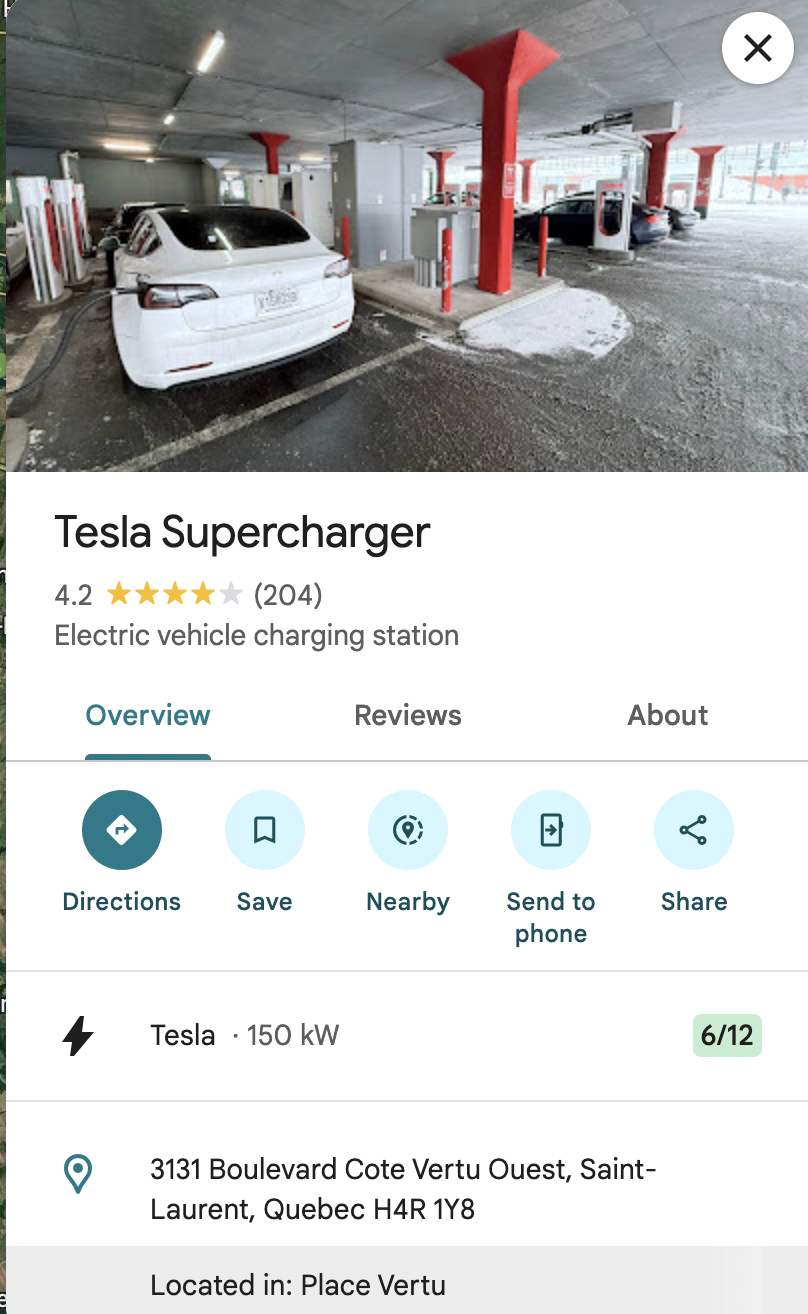Tesla Supercharger live availability is now in Google Maps | Electrek