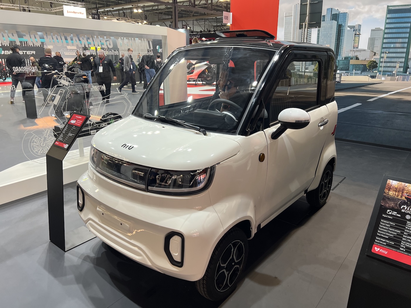 NIU's scooter-sized electric microcar is actually coming soon