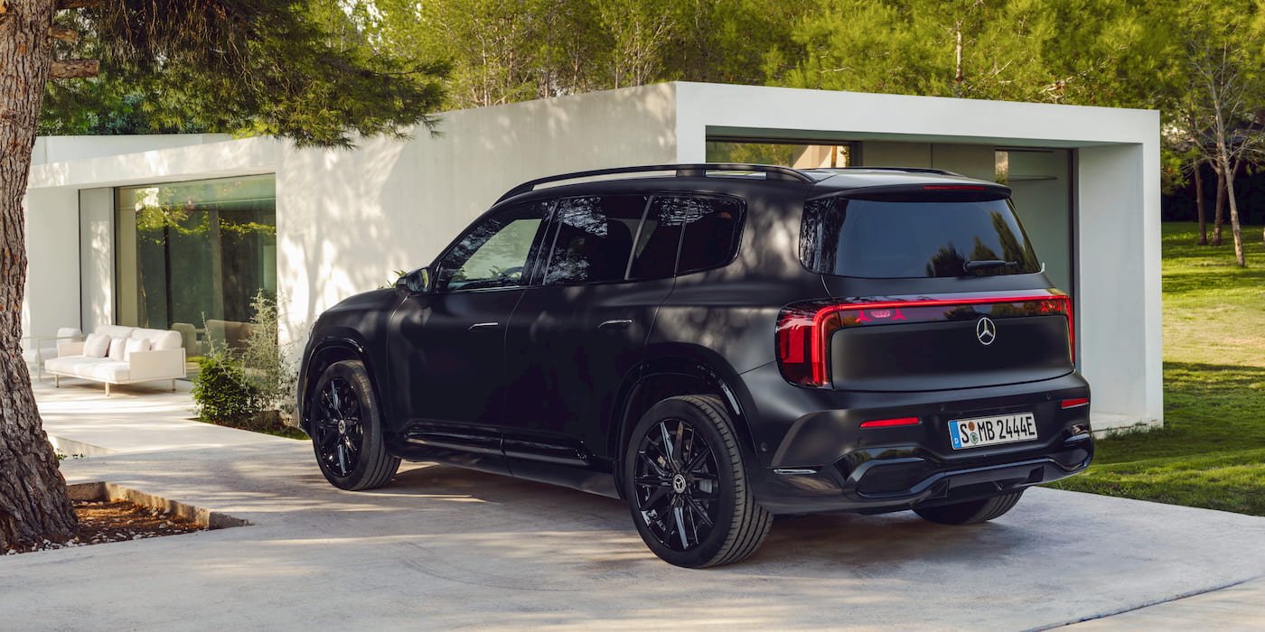 The new Mercedes GLB is a 3-row luxury electric SUV [images]