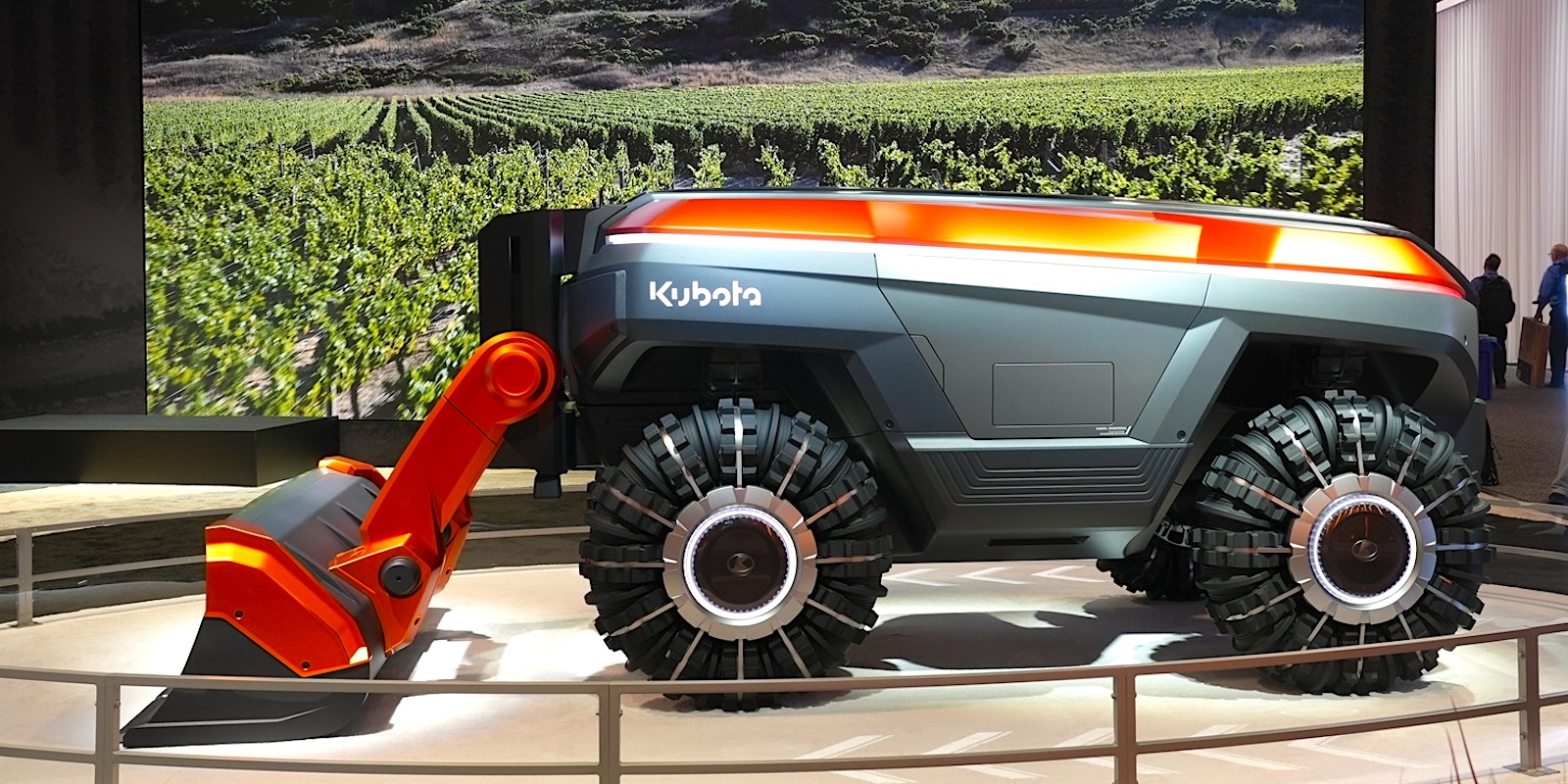 Transformers get real: Kubota electric tractor concept at CES