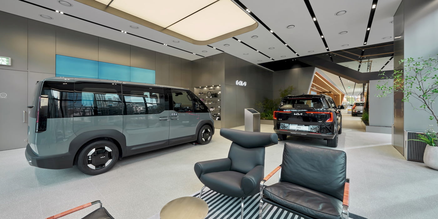 Kia's EVs come to life at its new flagship store
