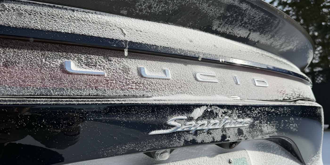 Lucid winter testing in Air Pure, Air Sapphire, and Gravity [Video]
