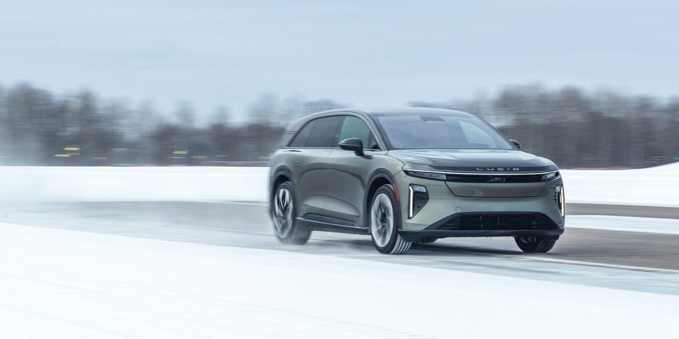 Lucid winter testing in Air Pure, Air Sapphire, and Gravity [Video]