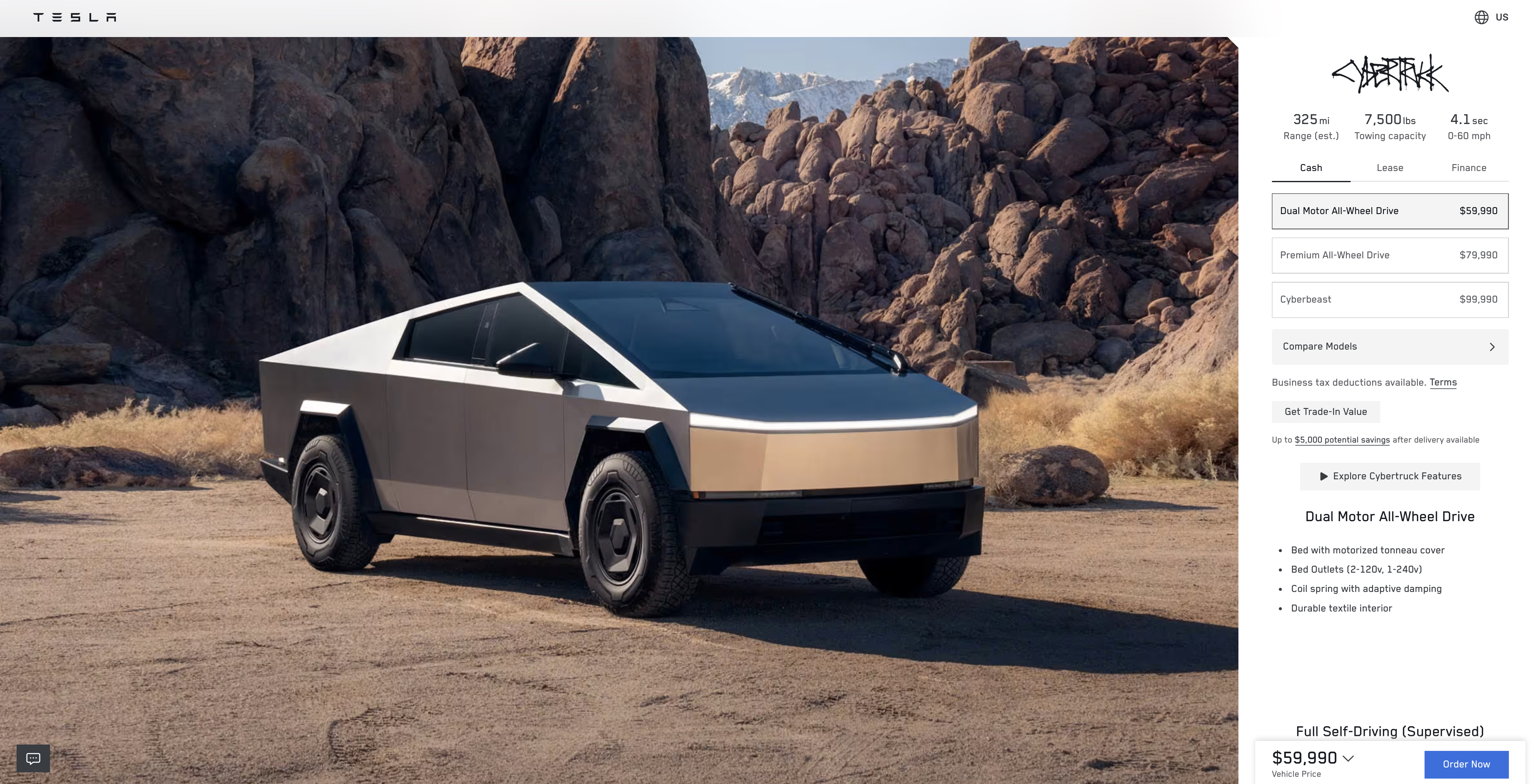 Tesla launches $60k AWD Cybertruck, reverses $15k Cyberbeast price hike