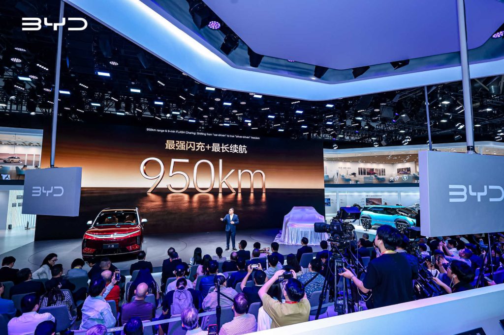 BYD delays flagship EV SUV launch as orders surge over 100,000